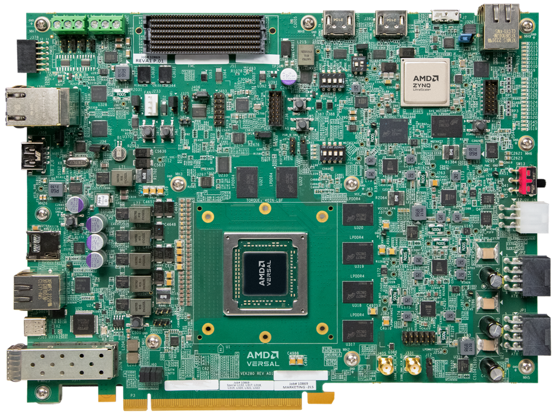 Versal AI エッジ シリーズ VEK280 評価キット