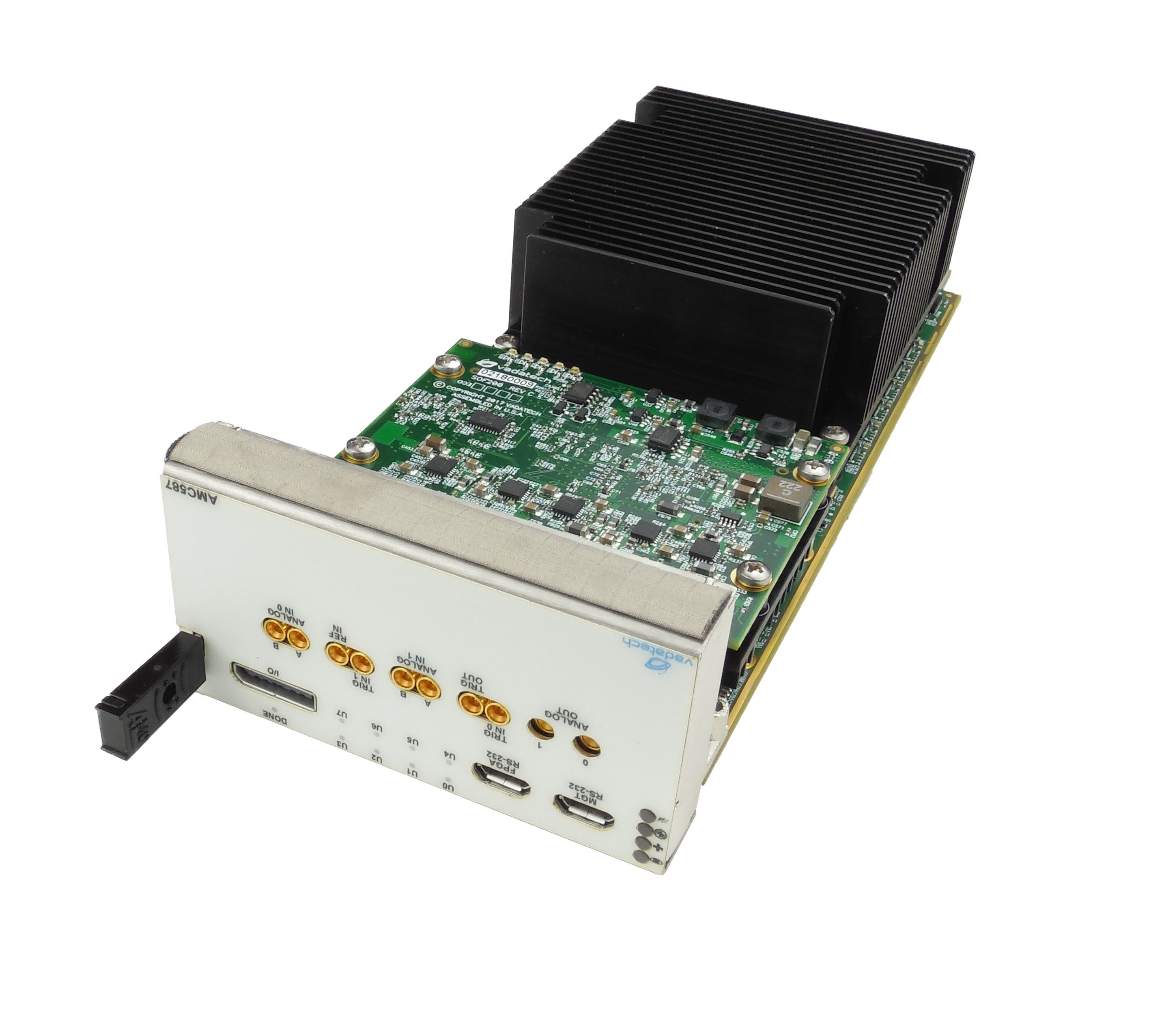 Dual ADC @ 6.4 GSPS and Dual DAC @ 12 GSPS, UltraScale+, AMC